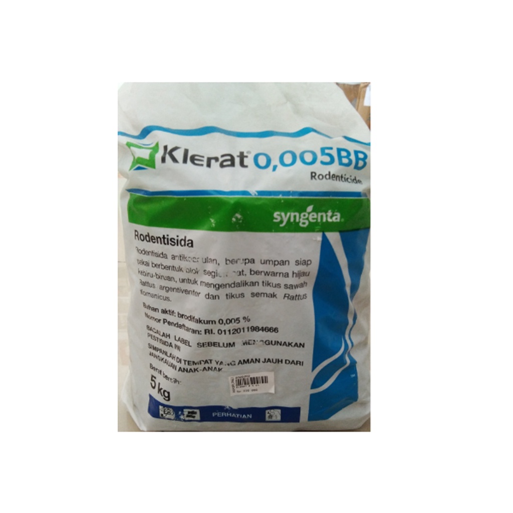 Jual KLERAT 0,005BB 5KG RODENTISIDA | Shopee Indonesia