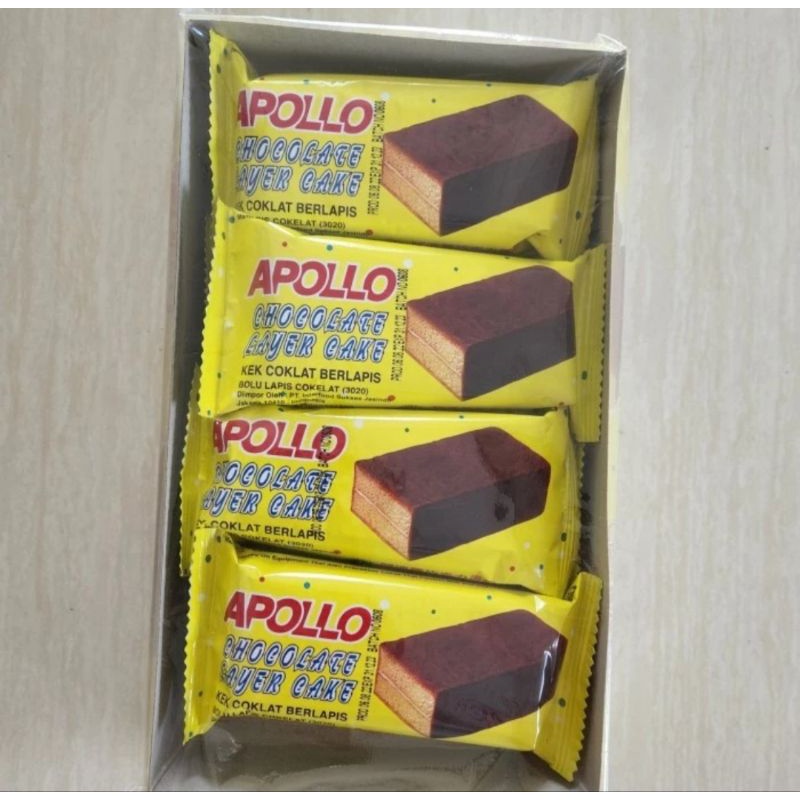 Jual Apollo Coklat Layer Cake 8 × 18g | Shopee Indonesia