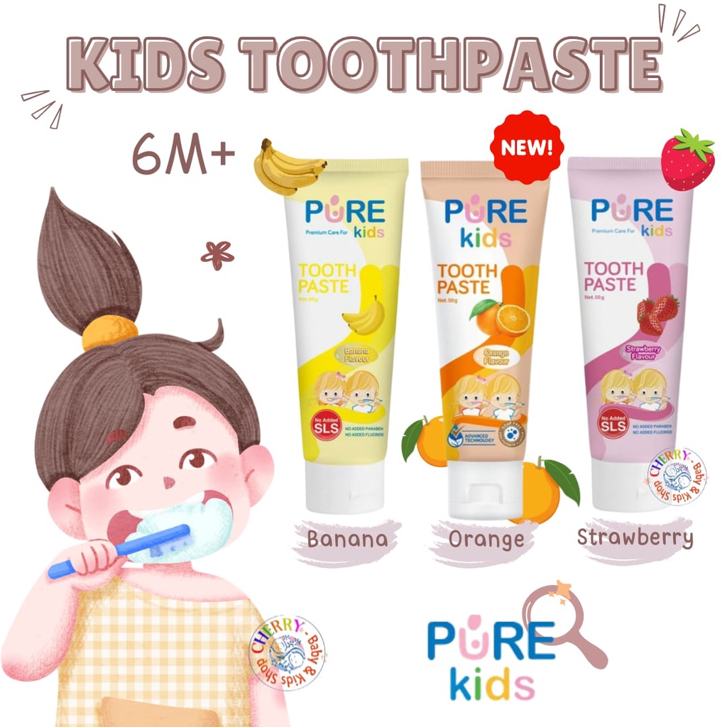 Jual Pasta Gigi / Odol Bayi / Anak Baby Toothpaste Banana Orange ...