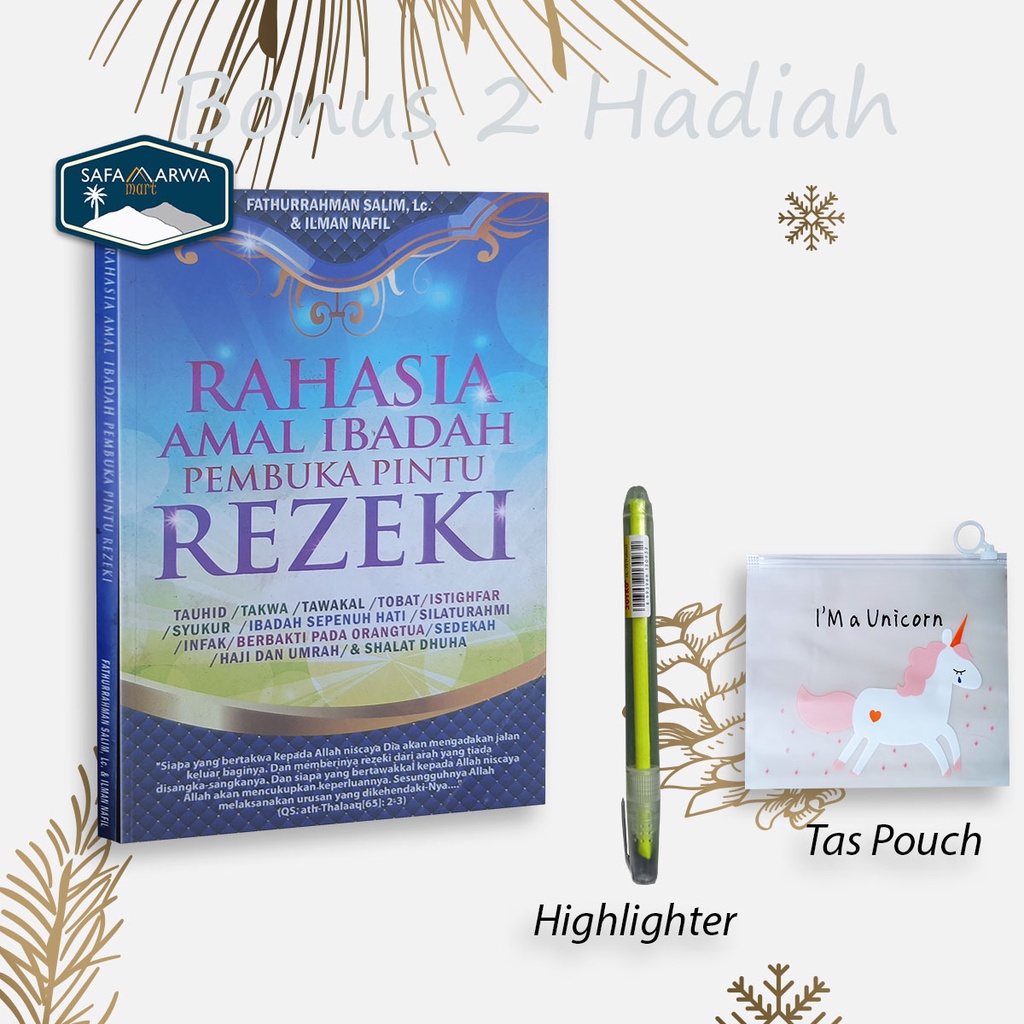 Jual BUKU-RAHASIA AMAL IBADAH PEMBUKA PINTU REZEKI | Shopee Indonesia