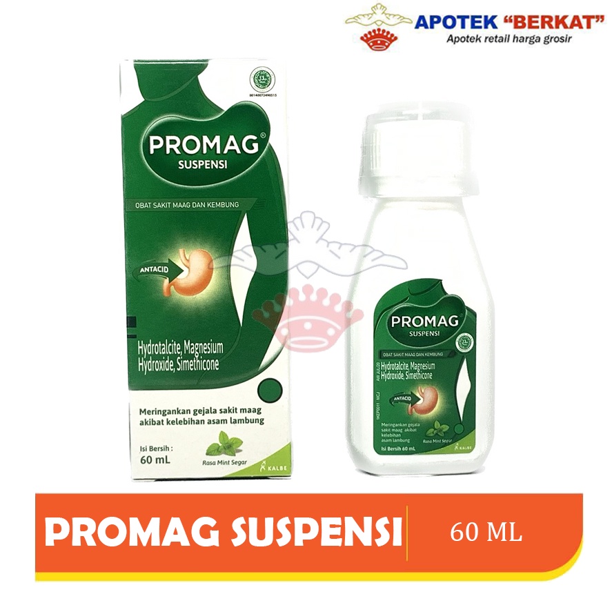 Jual Promag Cair (Sirup Suspensi) Obat Maag dan Kembung kemasan Botol ...