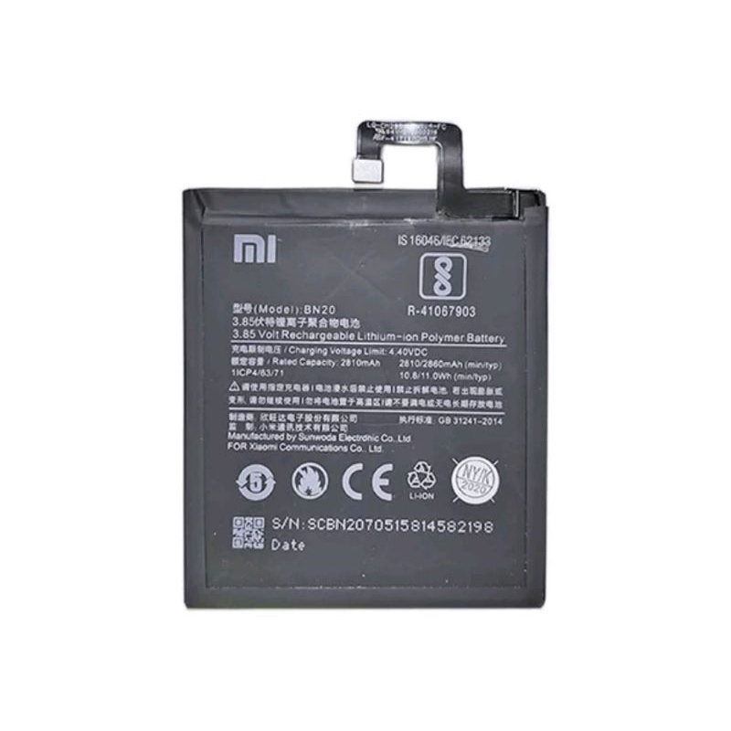 Jual BATERAI BATERE BATTERY BATU XIAOMI MI5C MI 5C BN20 BN 20 ORIGINAL | Shopee Indonesia