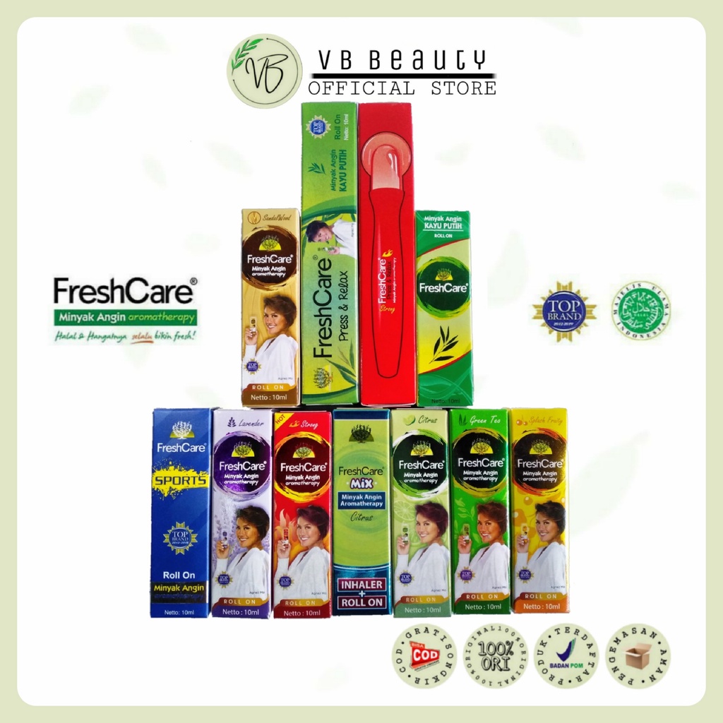 Jual Fresh Care Minyak Angin Aromatherapy Roll On All Variant 10ml ...