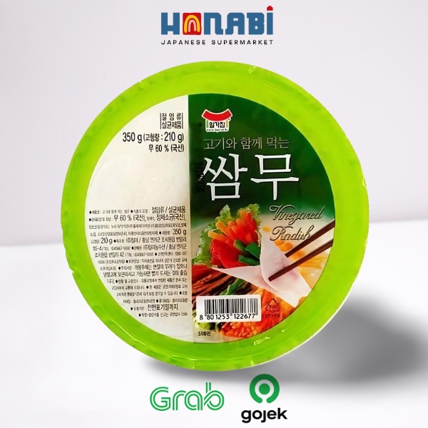 Jual ILGAJIP Ssam Mu Pickled Radish Sliced 350g - Acar Lobak Pendamping ...