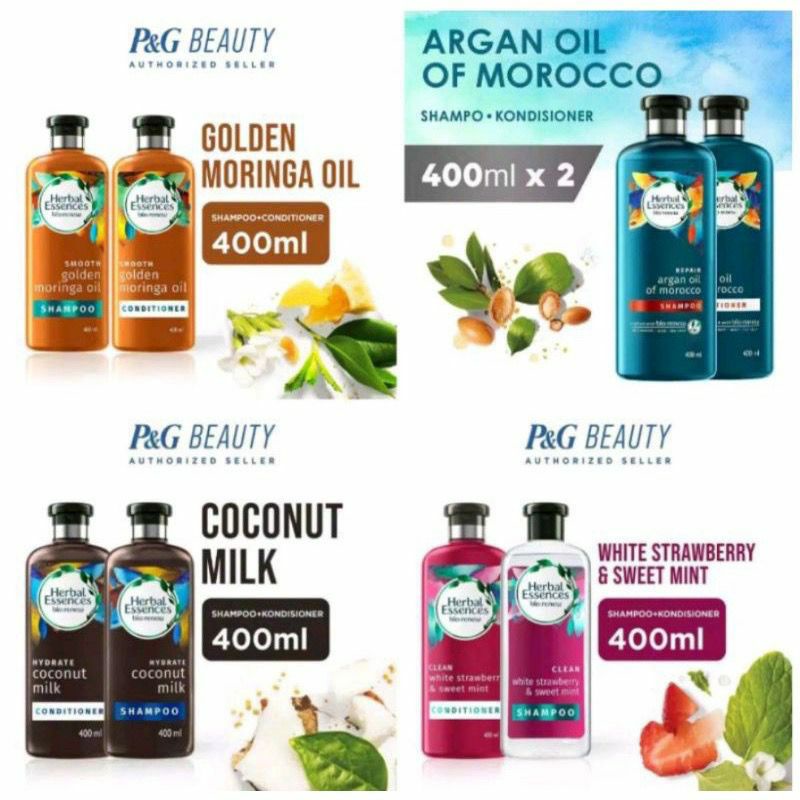 Jual Herbal Essences Shampo & Conditioner - Rosemary | Grapefruit ...