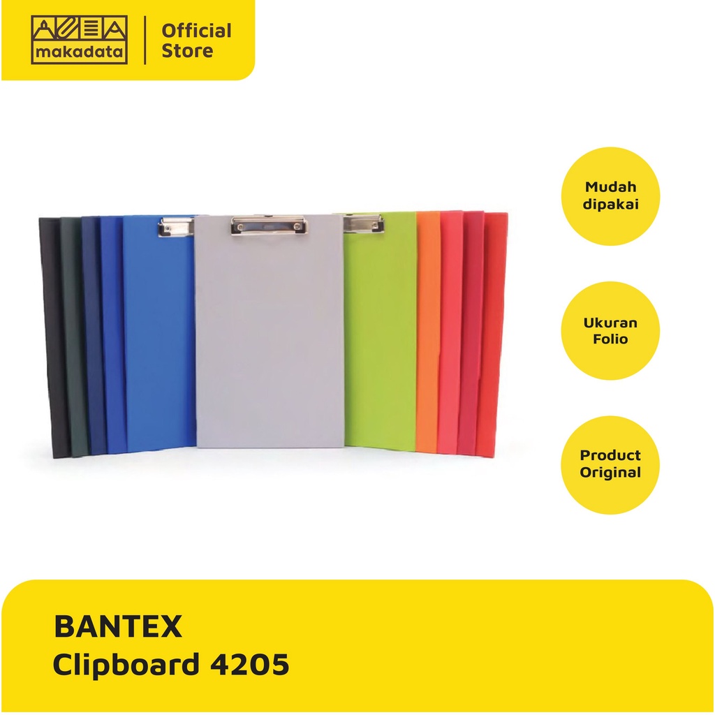 Jual CLIPBOARD / PAPAN UJIAN BANTEX PVC FOLIO (KODE 4205) MURAH ...