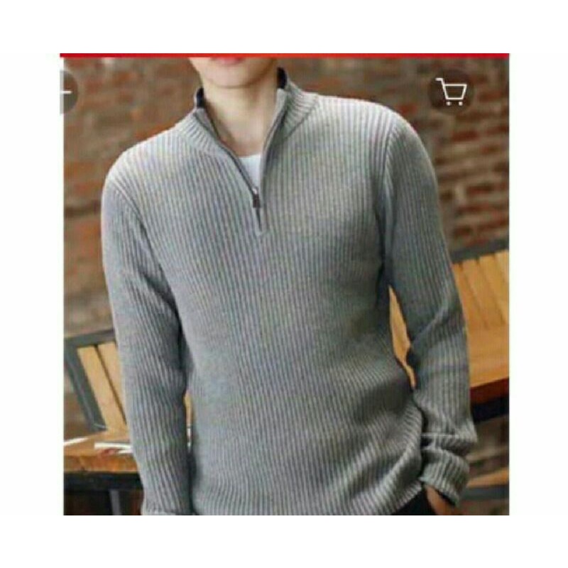 Jual Sweater Rajut Pria Resleting Dada Premium /RAJUT PRIA / SWEATER ...