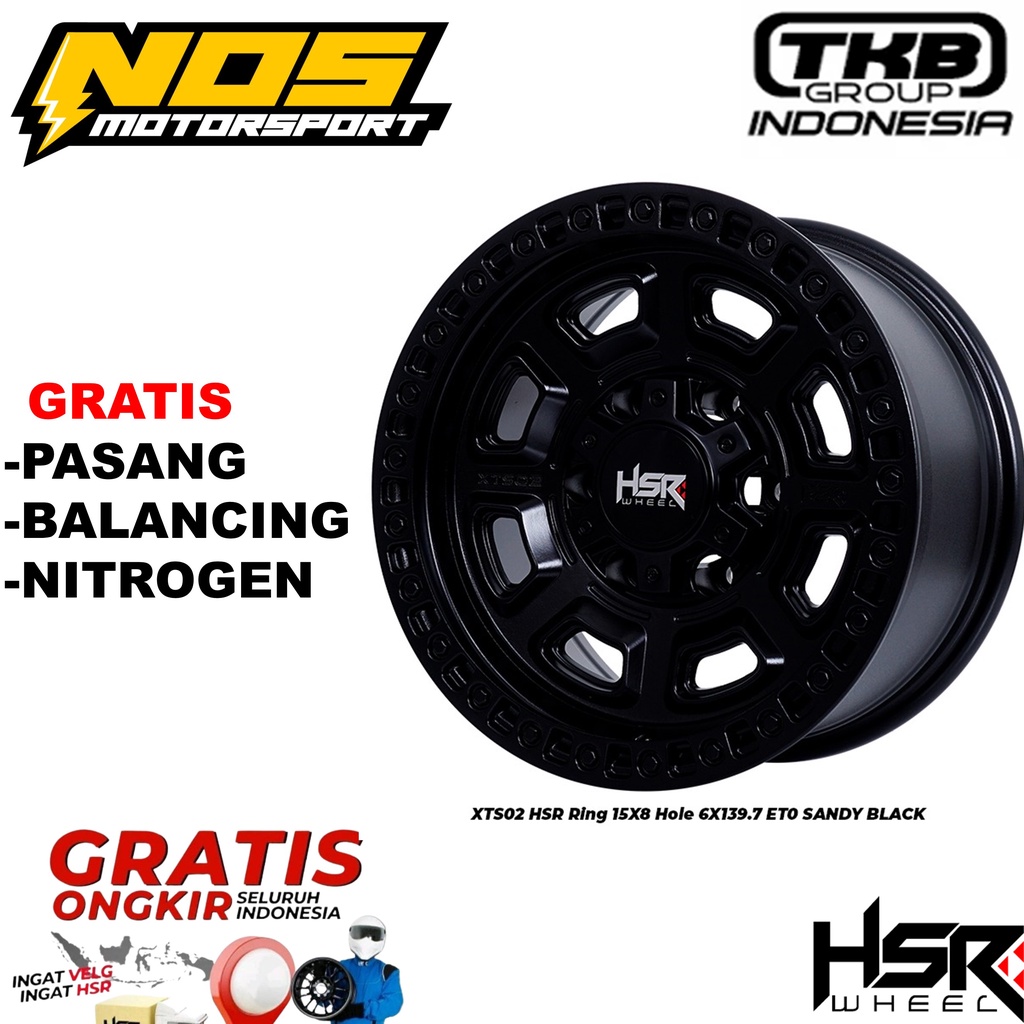 Jual VELG MOBIL R15 HARDTOP PANTHER BLAZER LEBAR 8 HSR XTS02 PCD 6X139 ...