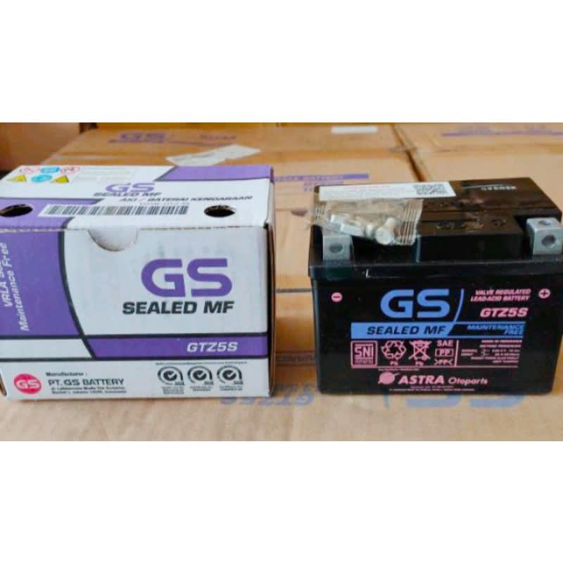 Jual Aki GS / Aki GTZ-5S ( aki kering ) Beat, vario 110, supra x 125 ...
