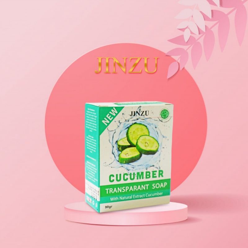 Jual Jinzu Cucumber Transparant Soap 90gr with Vit E | Shopee Indonesia