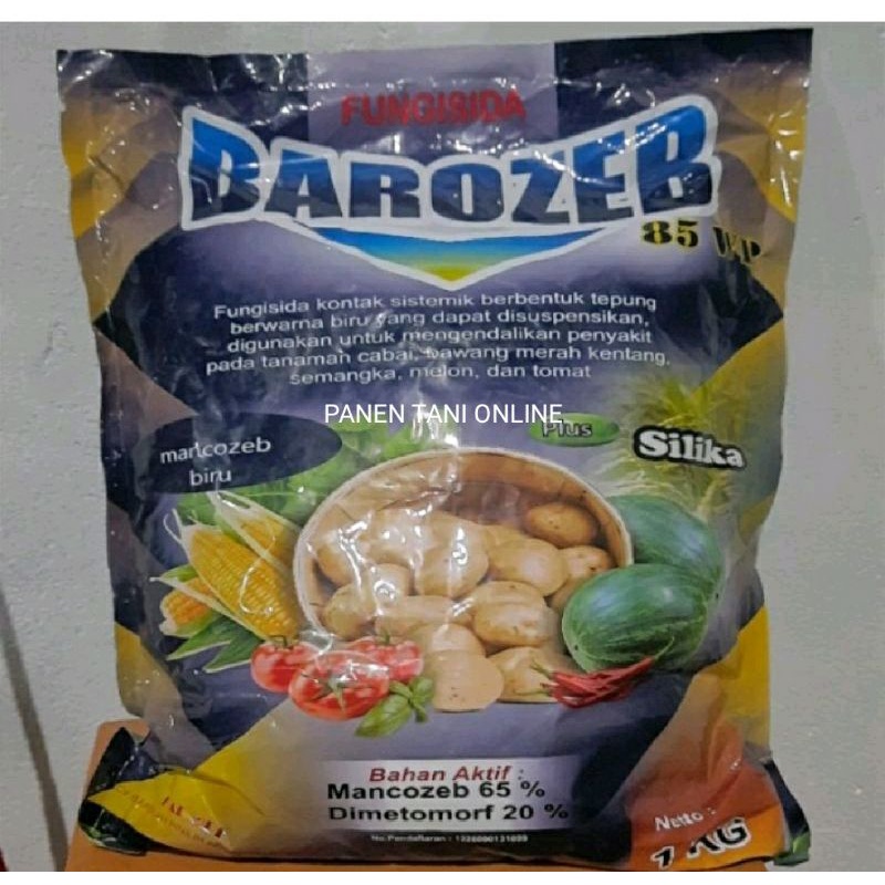 Jual FUNGISIDA BAROZEB MANCOZEB BIRU + SILIKA 85 WP | Shopee Indonesia