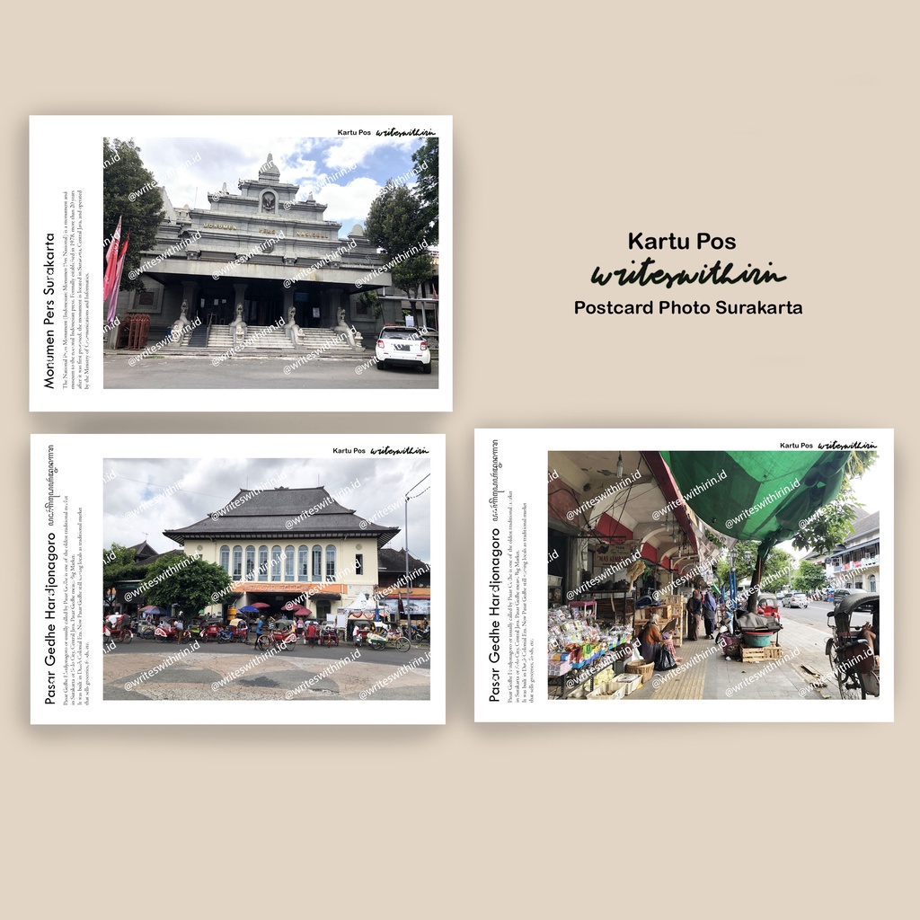 Jual (writeswithirin) Kartu Pos/ Postcard/ Post Card/ Poskad Photo ...