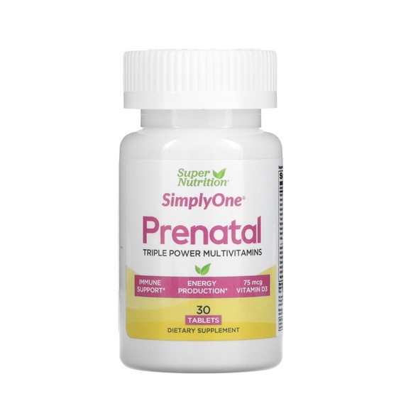 Jual Super Nutrition Simply One Prenatal Triple Power Multivitamins 30 ...
