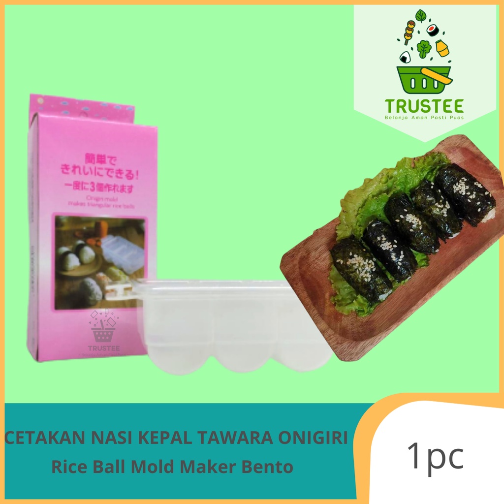 Jual Cetakan Nasi Kepal Silinder Tawara Onigiri Rice Ball Mold Maker ...