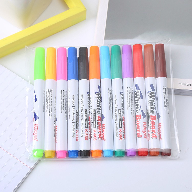 Jual IDgrosir 12pcs 8pcs Spidol Maker Whiteboard Warna Warni Bisa ...