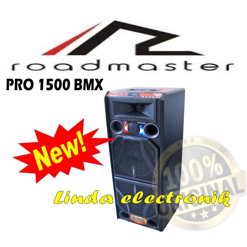 Jual speaker aktif roadmaster bmx pro 1500 bmx black edition original ...