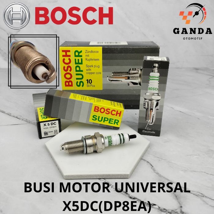 Jual BUSI MOTOR UNIVERSAL X5DC / DP8EA SPARK PLUG BOSCH ORIGINAL ...