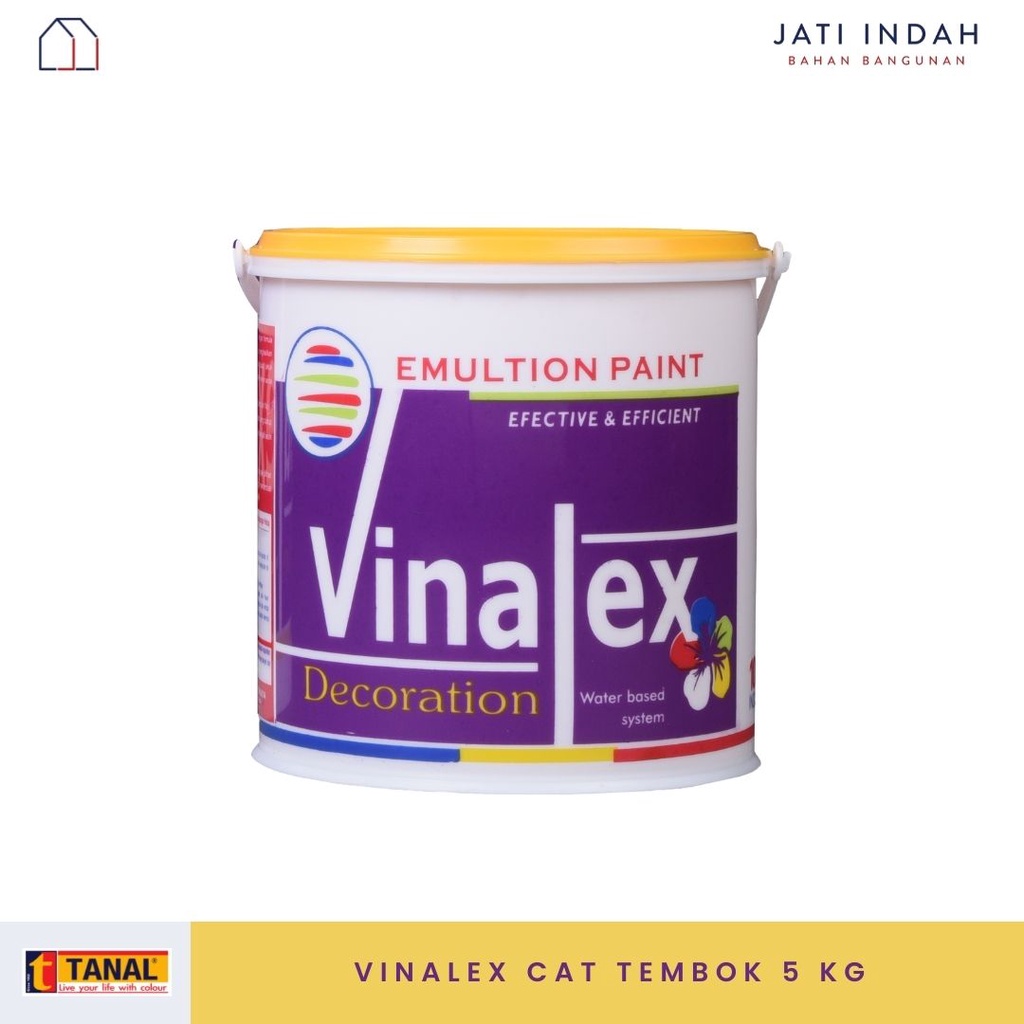 Jual VINALEX 5 kg Cat Tembok / Dinding / Plafon / Asbes | Shopee Indonesia