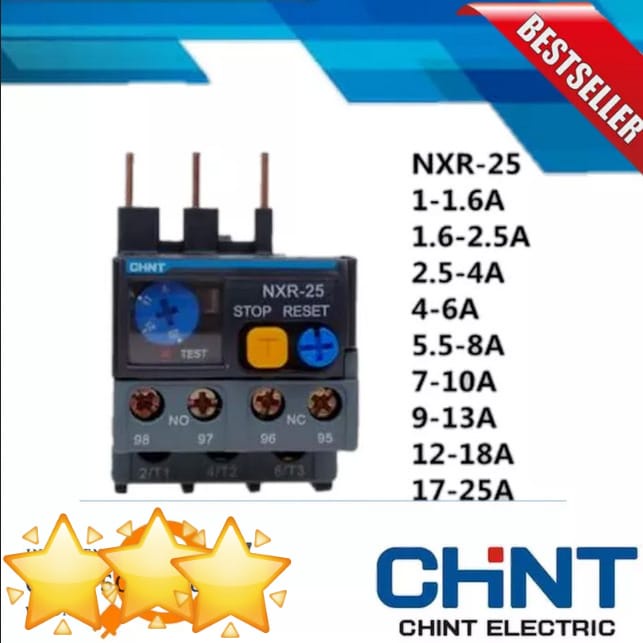 Jual Thermal Overload Relay CHINT NXR-25 (1,6-25)A | Shopee Indonesia