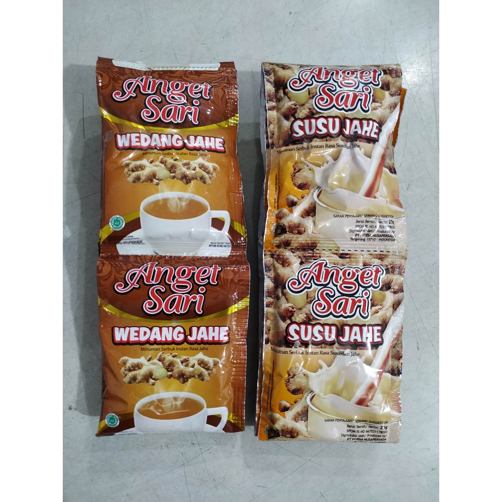 Jual Anget Sari Susu Jahe - Wedang Jahe 1 Renceng (10 sachet) | Shopee ...