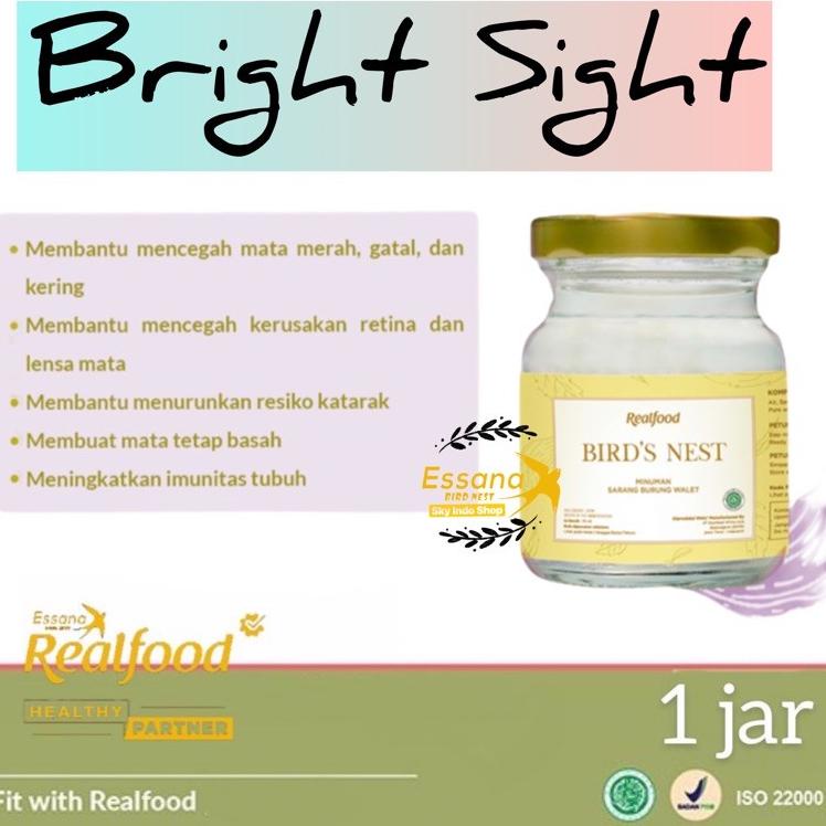 Jual Super Laris--Realfood Bright Sight ( Satuan ) Minuman Sarang Burung Walet Bersertifikat ...