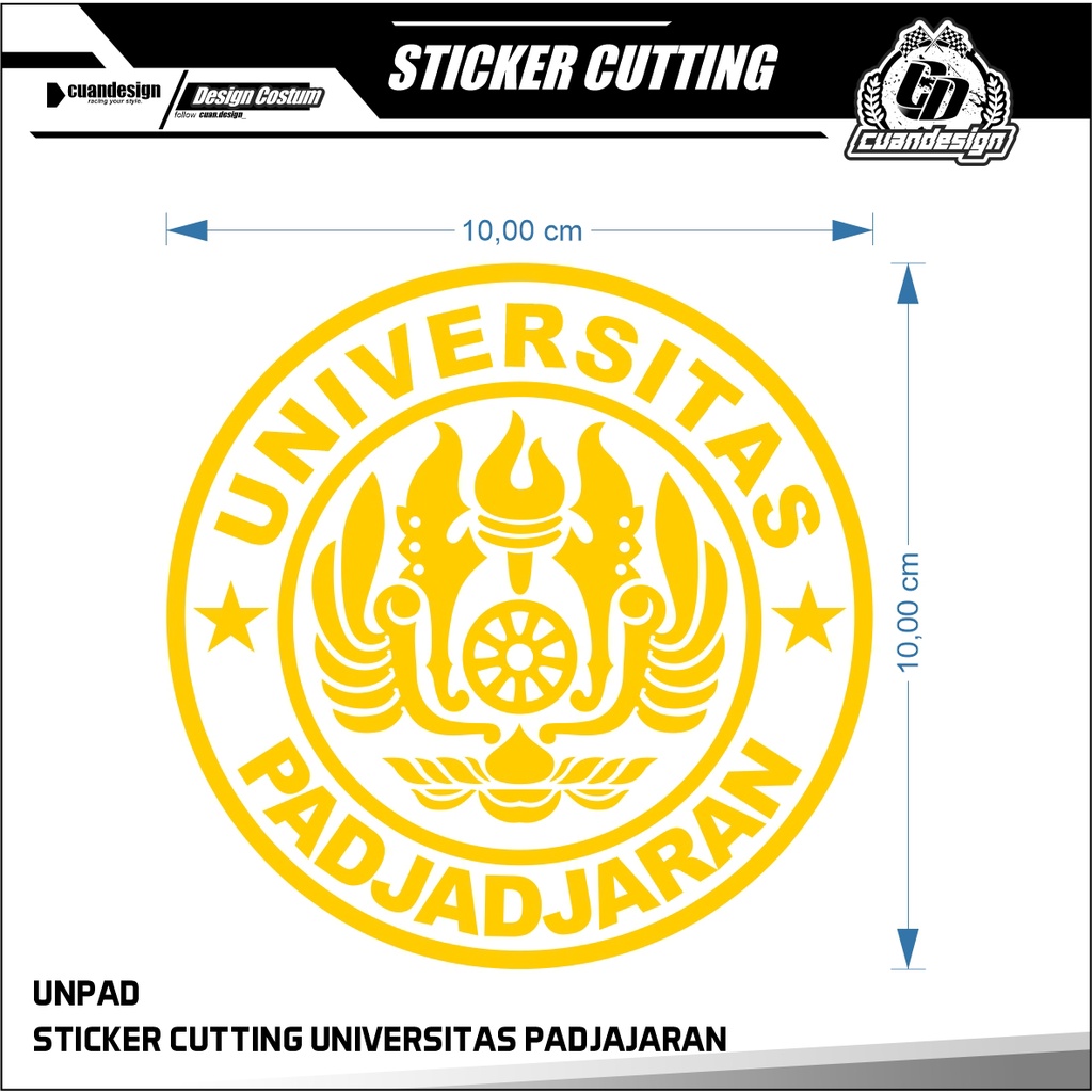 Jual STIKER KAMPUS LOGO UNIVERSITAS PADJAJARAN STICKER UNPAD STICKER ...