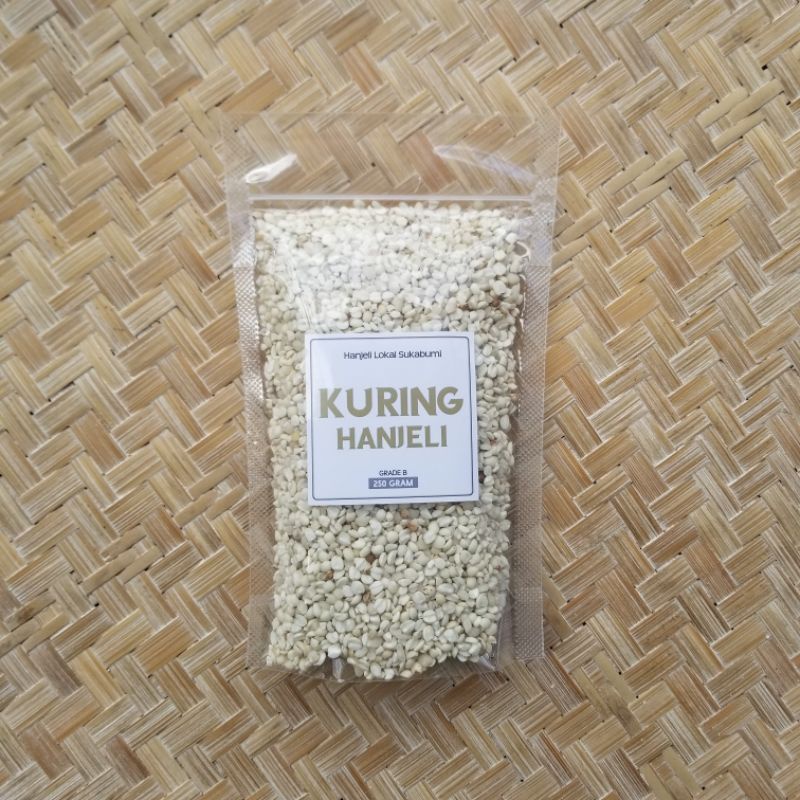 Jual KURING HANJELI 250 gram/ Hanjeli Lokal / Jali-jali / Barley Lokal ...