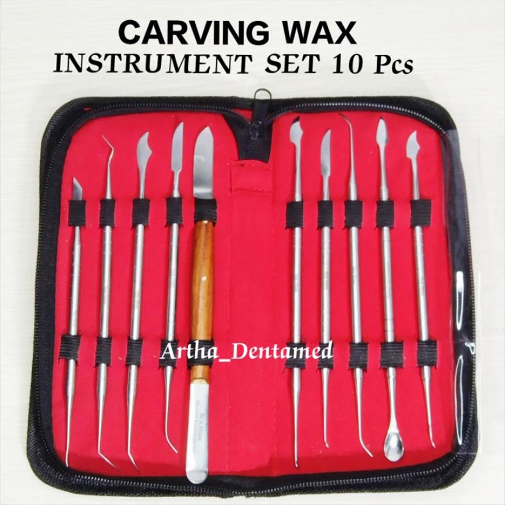 Jual CARVING WAX SET KIT 10 Pcs INSTRUMENT LAB DENTAL | Shopee Indonesia