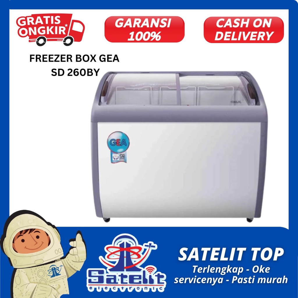 Jual FREEZER BOX SLIDING / CHEST FREEZER / FREEZER SLIDING GEA SD260BY ...