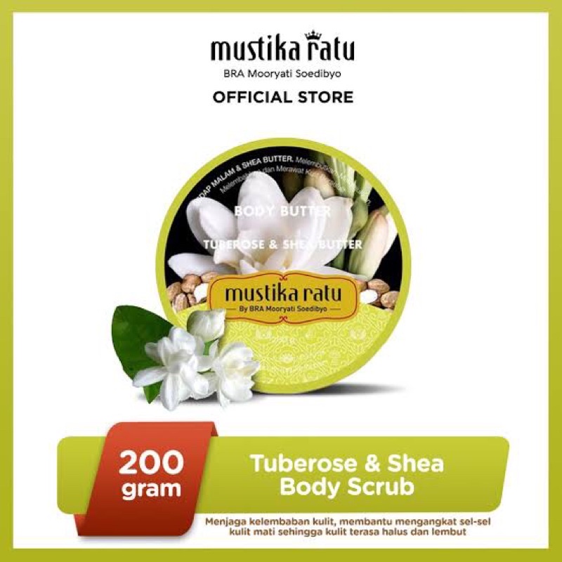 Jual MUSTIKA RATU BODY SCRUB TUBEROSE 200gr | Shopee Indonesia