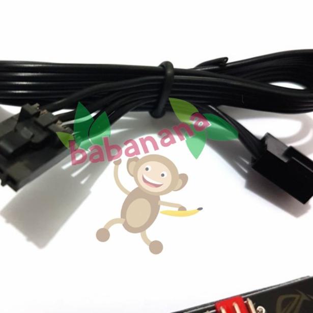 Jual Kabel Splitter 4 pin 1 to 5 fan PWM Hub Cable Detachable flat ...