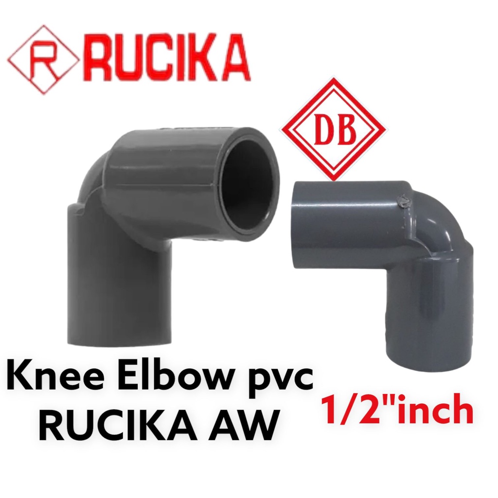 Jual KNEE 1/2"inch RUCIKA AW / SAMBUNGAN PIPA KENI / ELBOW / SAMBUNGAN BELOKAN PIPA / KNIE ...