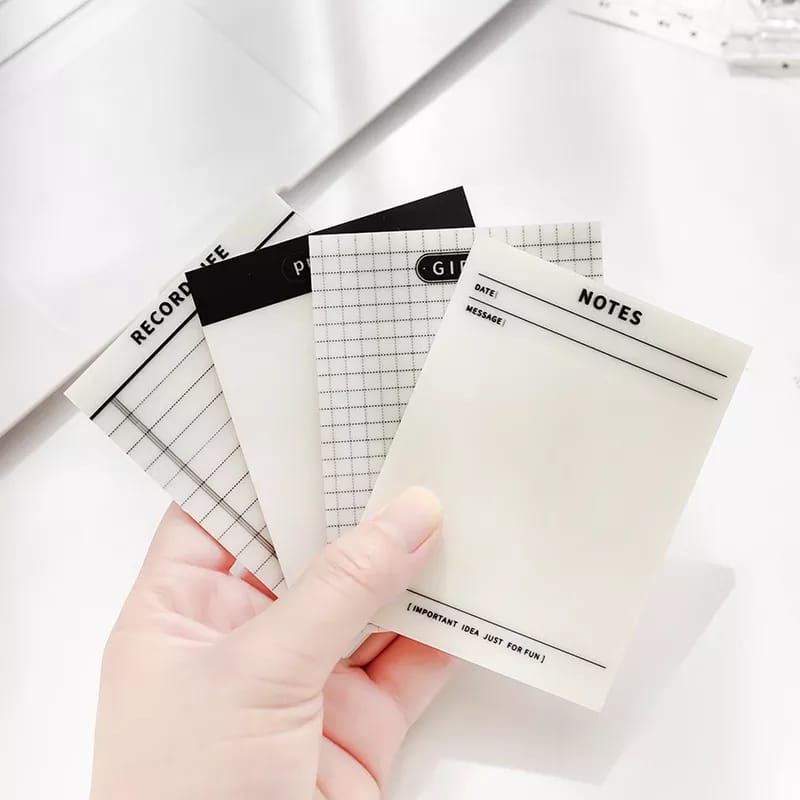 Jual Sticky note transparan memo | Shopee Indonesia