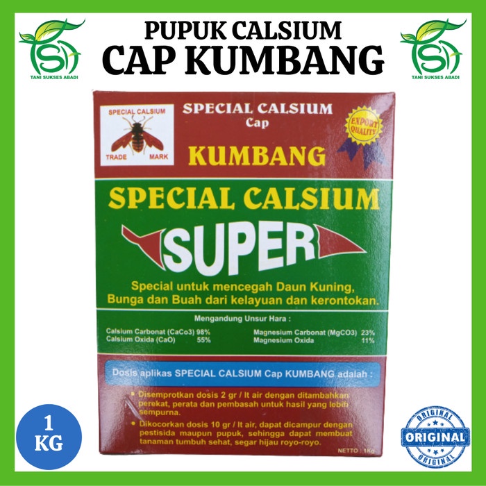 Jual Pupuk SPECIAL CALCIUM CAP KUMBANG (1 Kilogram) - Super Kalsium ...