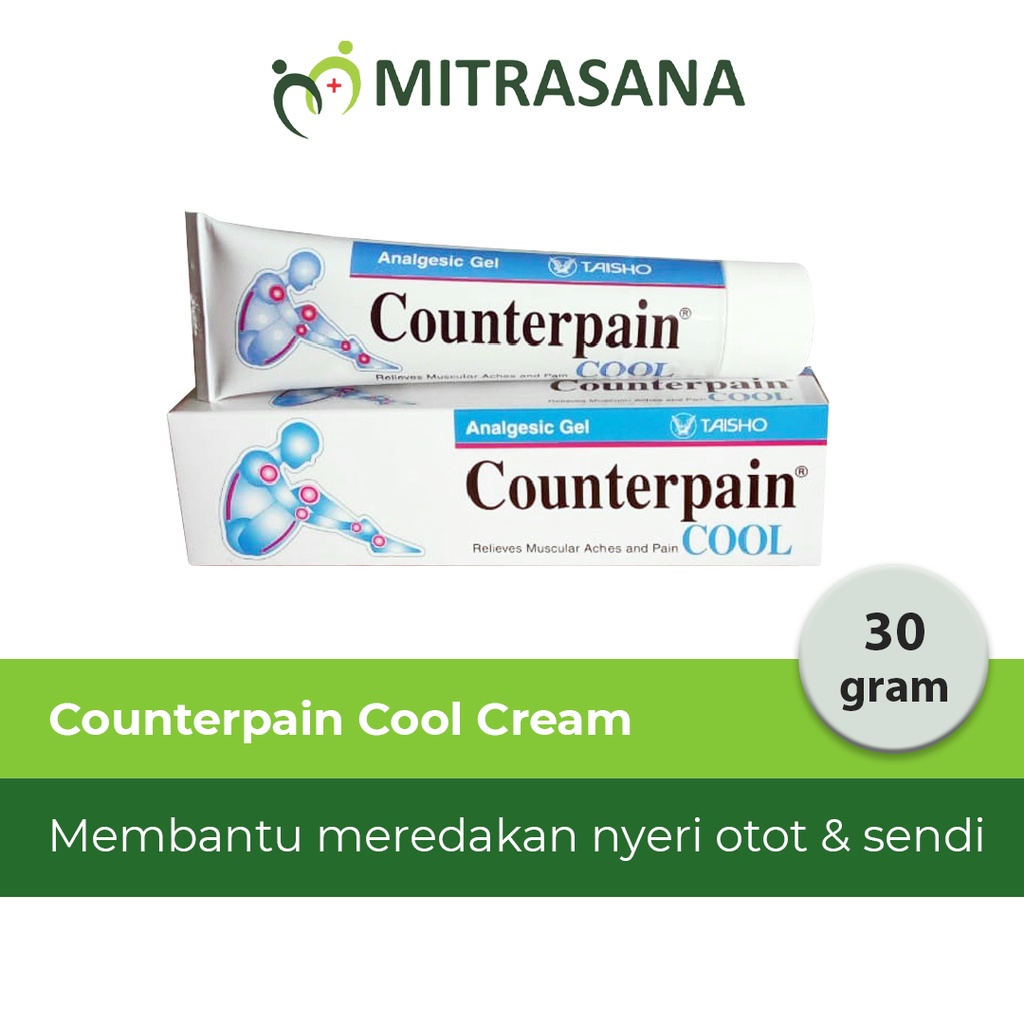 Jual Counterpain Cool Cream - 30 / 60 gr - Membantu Meredakan Nyeri ...