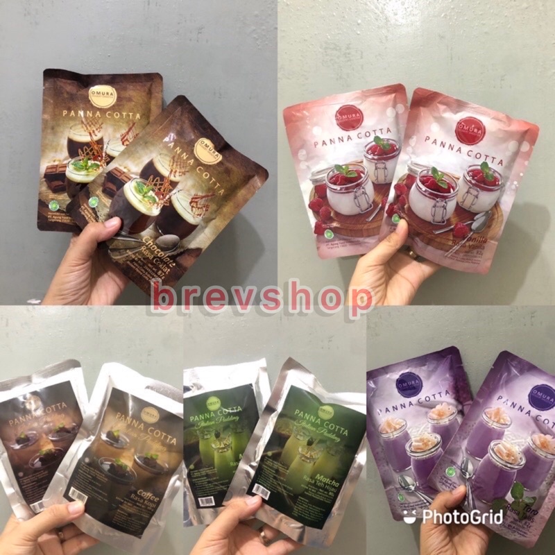 Jual OMURA Panna Cotta Dessert Shooter Chocolate / Vanilla / Taro ...