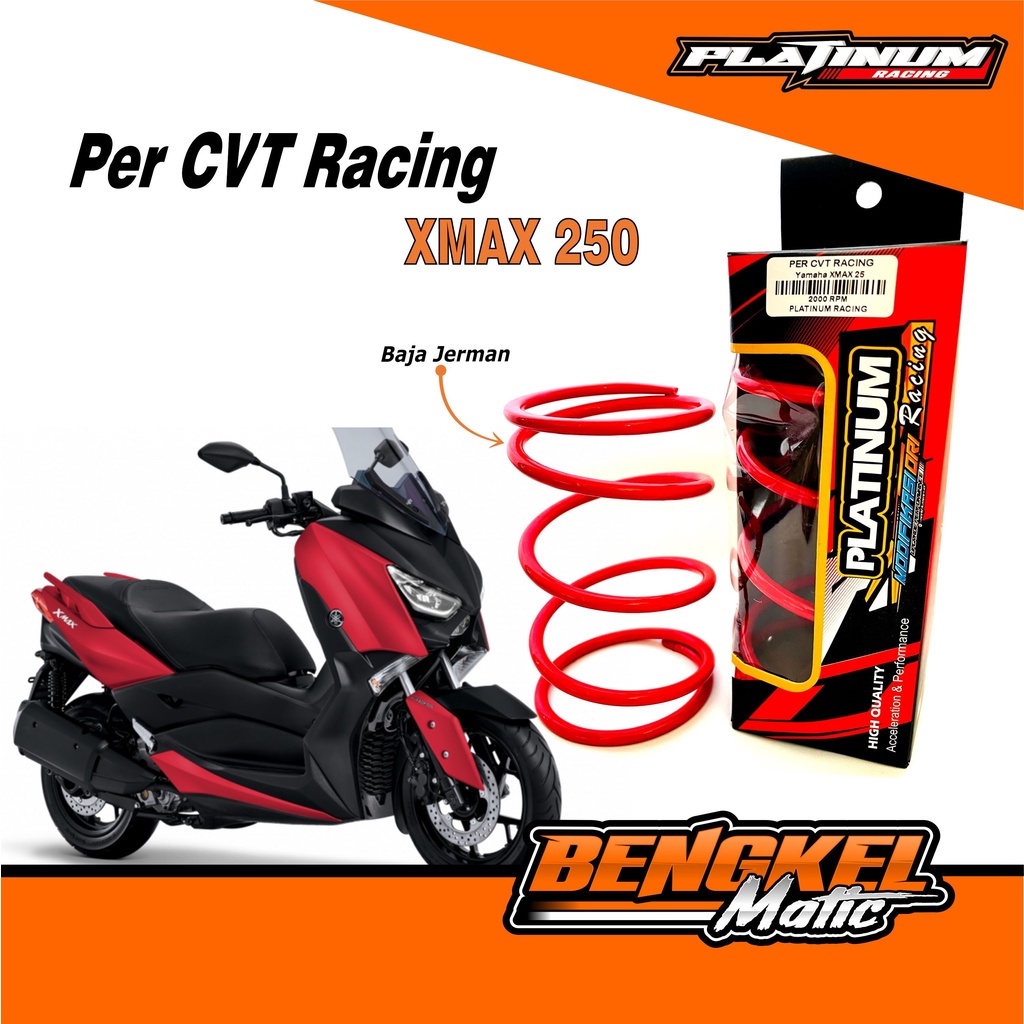 Jual PER CVT XMAX 250 CC PER KOPLING X MAX YAMAHA RACING 2000 RPM ...
