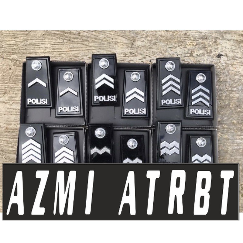 Jual pangkat +monogram Bintara Polisi Lengkap Akrilik exclusive ...