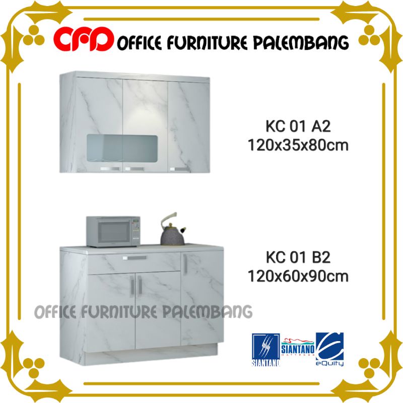 Jual kitchen set siantano KC 01 A2 B2 lemari piring lemari dapur rak ...