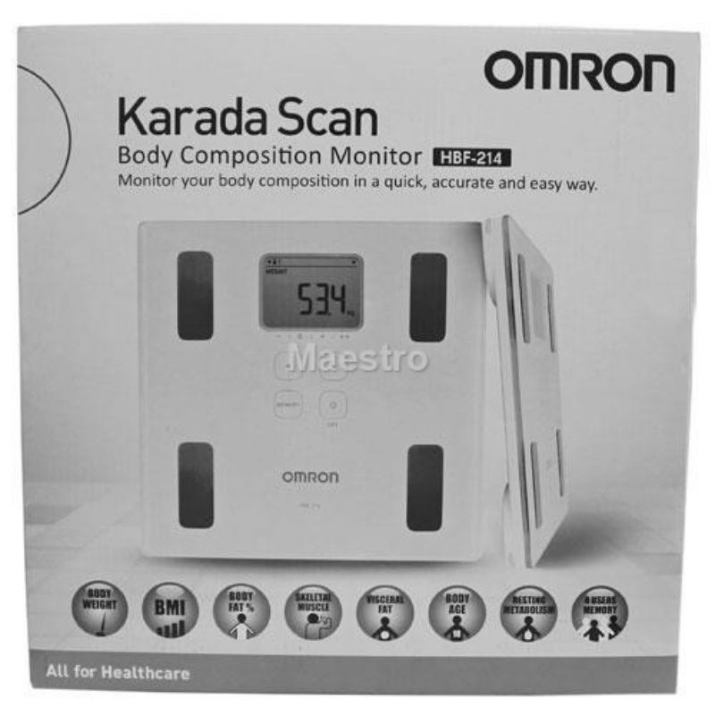 Jual Timbangan Digital Omron Karada Scan / Timbangan karada Scan Omron ...