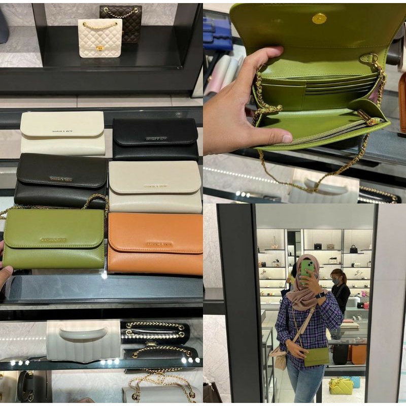 Jual CHARLES&KEITH DOMPET PLUS TALI PANJANG | Shopee Indonesia