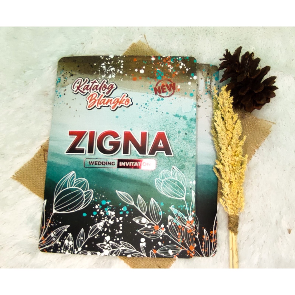 Jual KATALOG ALBUM UNDANGAN PERNIKAHAN BLANKO ZIGNA SERIS TERBARU 01 ...