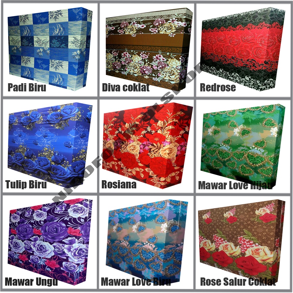 Jual Sarung Kasur Busa Resleting Tebal 10, 15, 20, 30 cm / Cover Kasur ...