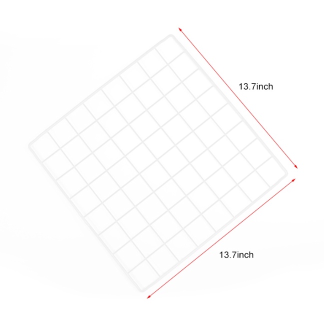 Jual HIJANG Hiasan Dinding wire grid Keranjang Besi Rak Gantung ...