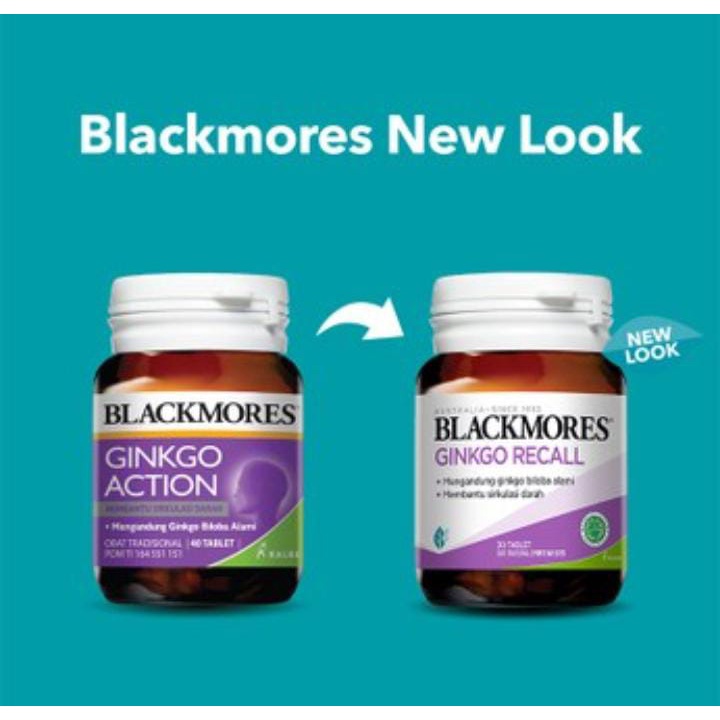 Jual Blackmores Ginkgo Action / Ginko Recall ginko biloba 40 tablet ... Jual Blackmores Ginkgo Action / Ginko Recall ginko biloba 40 tablet ...