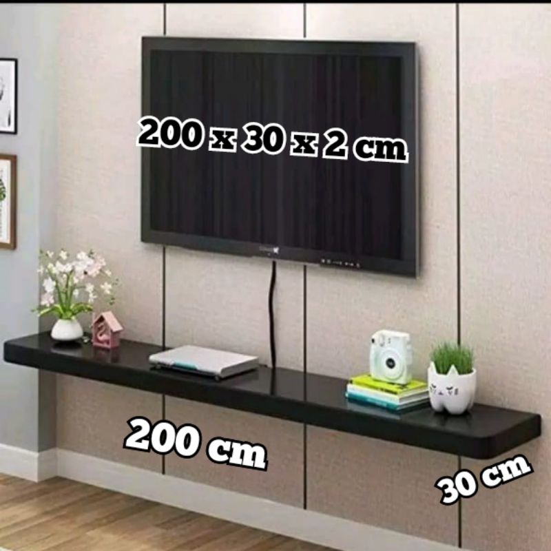 Jual Rak Ambalan dinding minimalis Rak tv Meja tv gantung Tempel ...