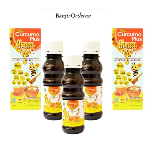 Jual Curcuma Plus Honey Vit Madu Multivitamin Rasa Jeruk 100ml | Shopee ...