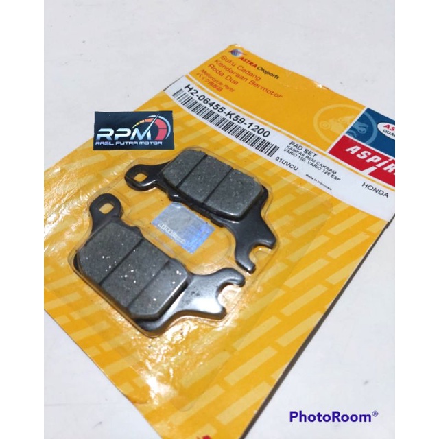 Jual DISCPAD KAMPAS REM DEPAN VARIO 125 NEW VARIO 150 NEW LED HONDA ...