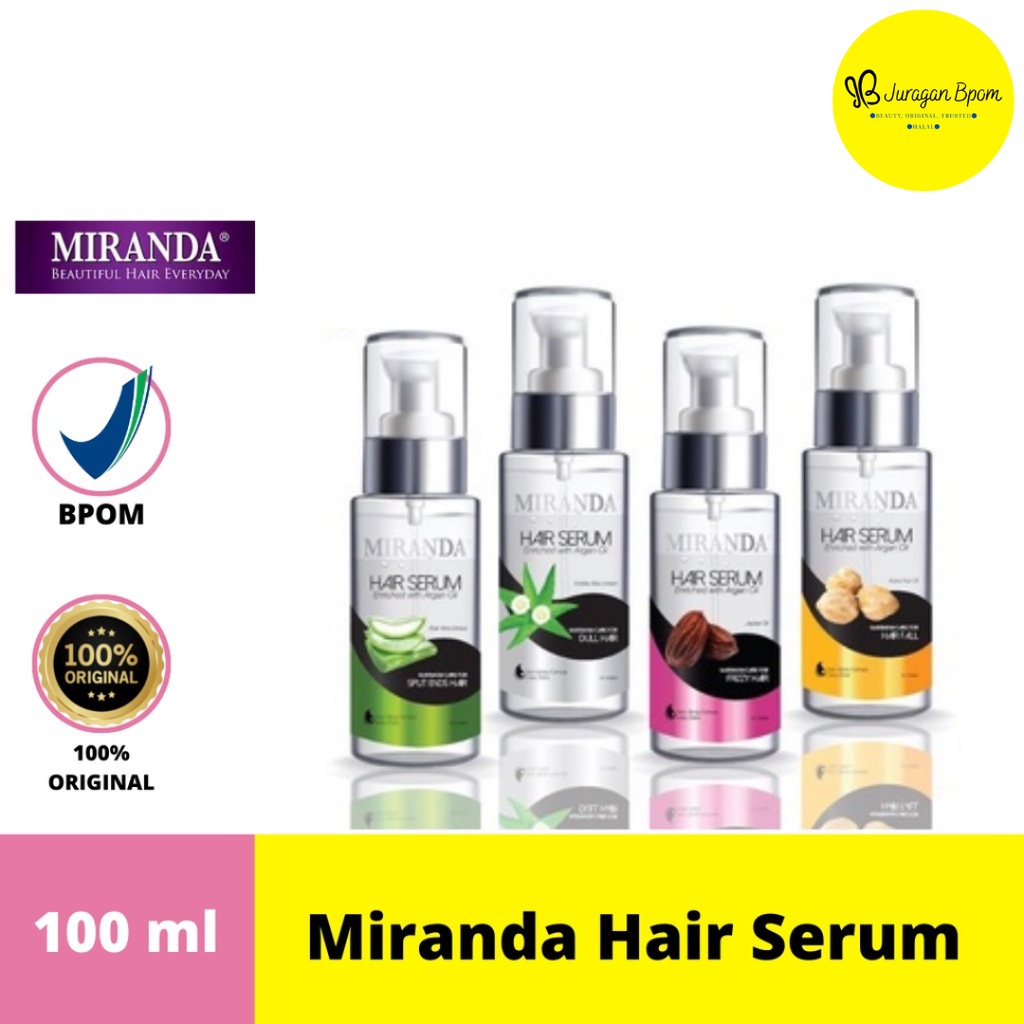 Jual Miranda Hair Serum 100ml / Serum Rambut / Vitamin Rambut | Shopee ...