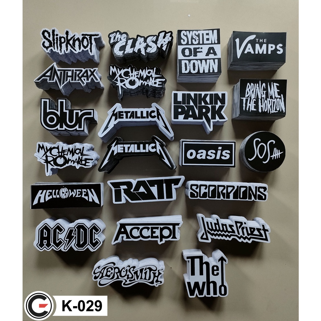 Jual 22pcs STIKER PACK, STICKER MUSIC, STIKER HITAM PUTIH | Shopee ...